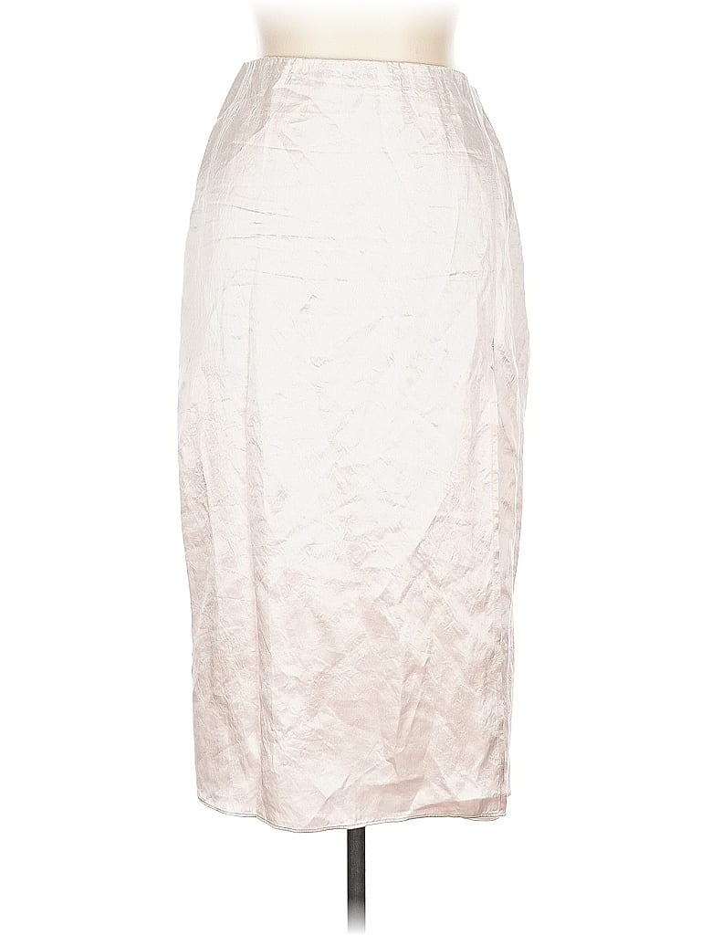 Babaton 100% Acetate Metallic Silver Formal Skirt Size 10 - 65% off ...