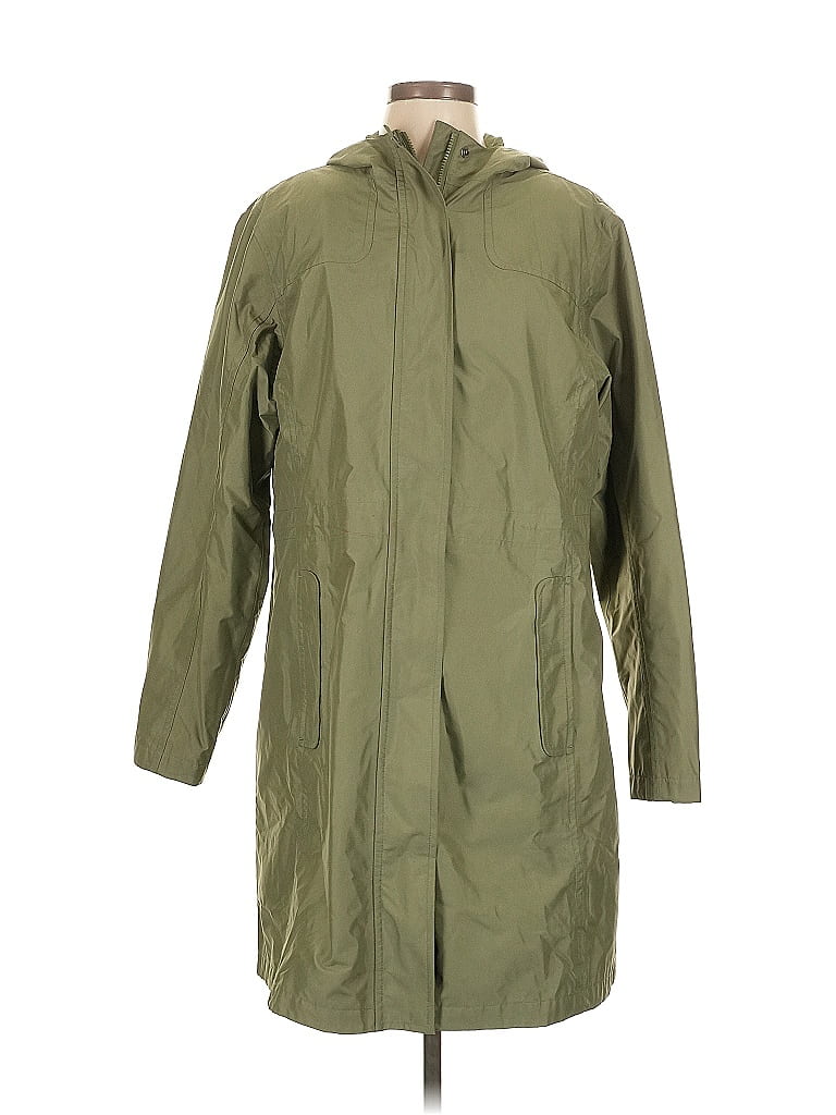 L.L.Bean 100% Polyester Green Raincoat Size L - 42% off | ThredUp