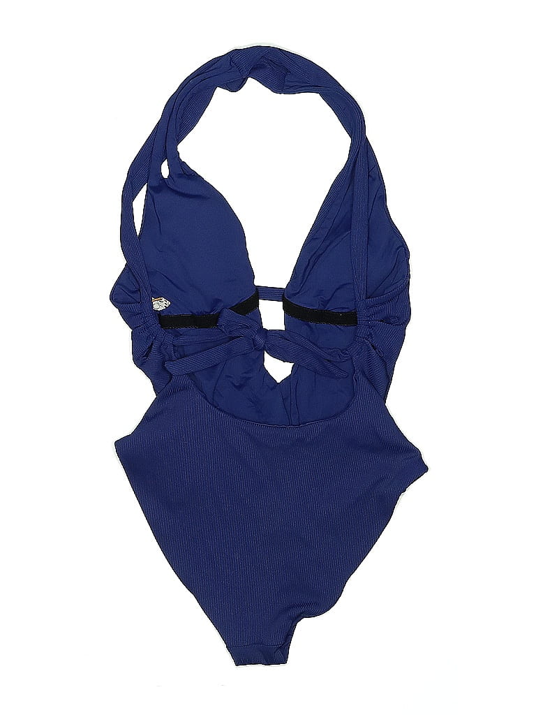 Becca Solid Blue One Piece Swimsuit Size XS (estimated) - 54% off | ThredUp