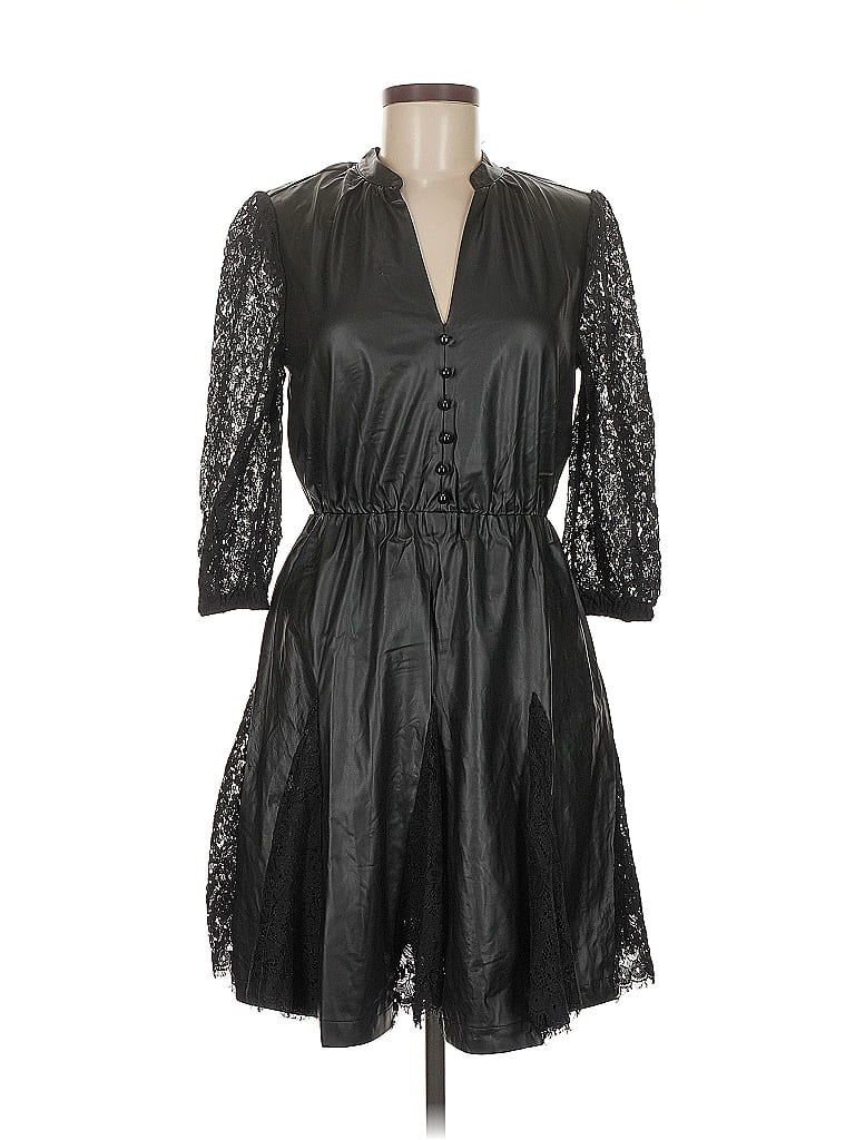 Venus 100% Polyurethane Black Cocktail Dress Size 8 - 52% off | ThredUp