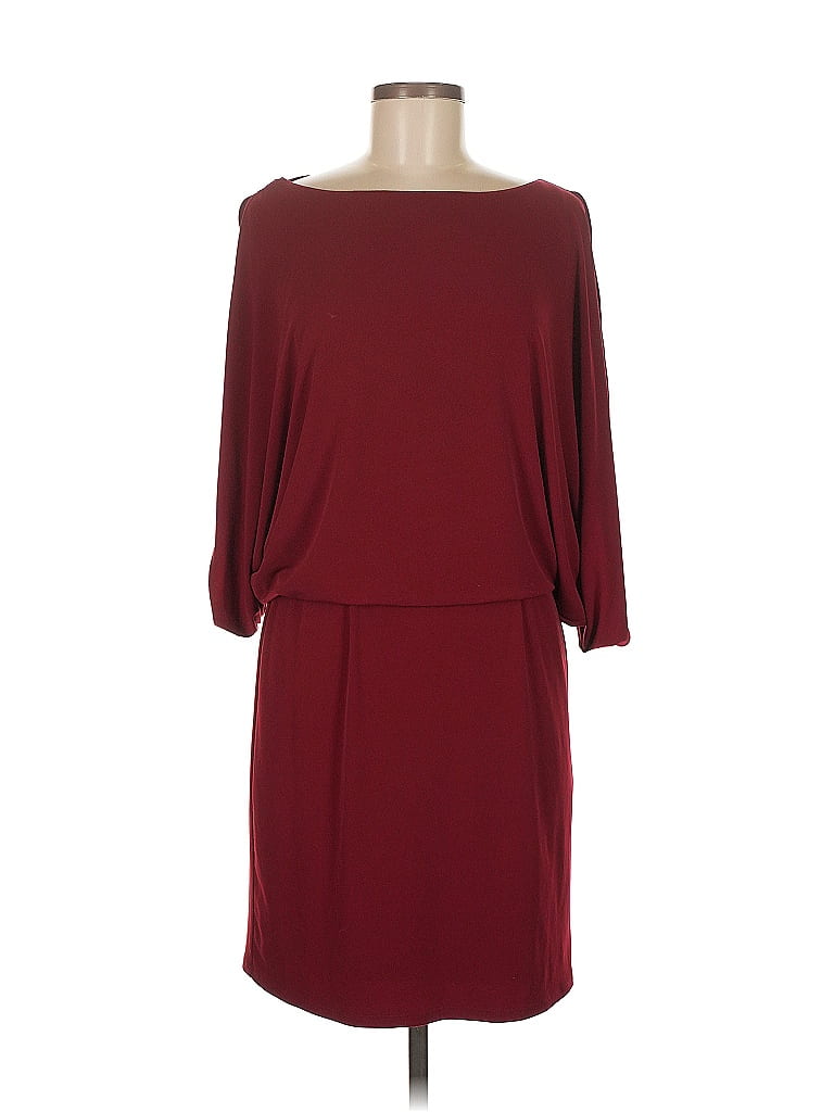Jessica Simpson Solid Burgundy Casual Dress Size 6 - 69% off | ThredUp