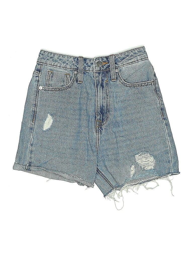 Vigoss 100% Cotton Blue Denim Shorts Size 24 waist - 63% off | ThredUp