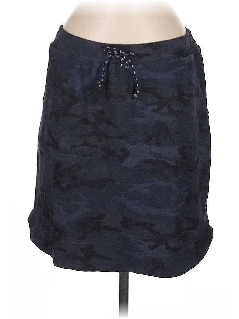 Sundry Camo Blue Casual Skirt Size M - 73% off | ThredUp