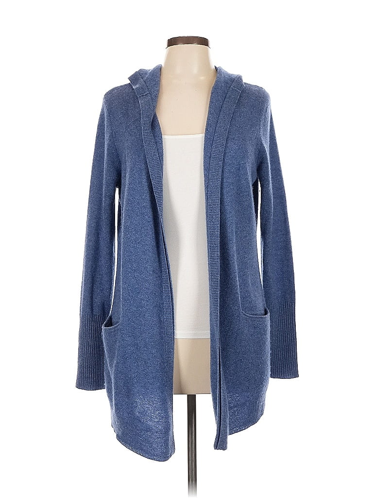Max Studio 100% Cashmere Blue Cashmere Cardigan Size L - 67% off | ThredUp