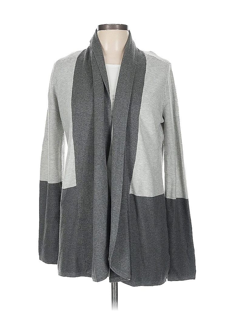 Evolution by Cyrus Gray Cardigan Size L - 77% off | ThredUp