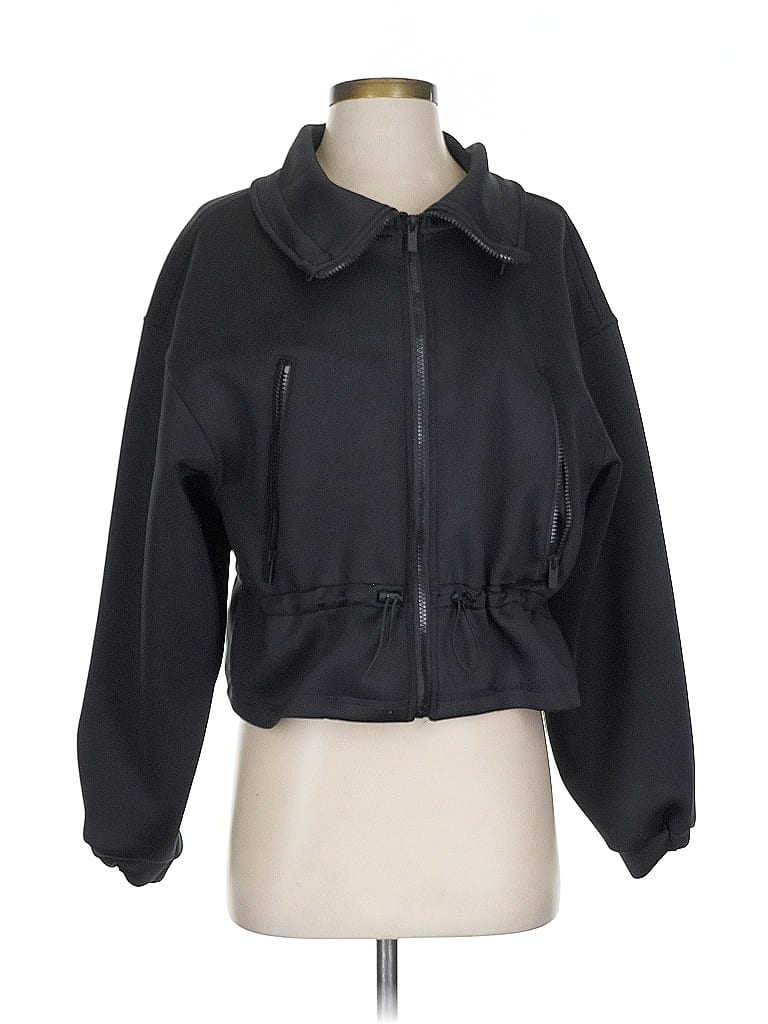 Zara 100% Recycled Polyester Black Jacket Size S - 48% off | ThredUp