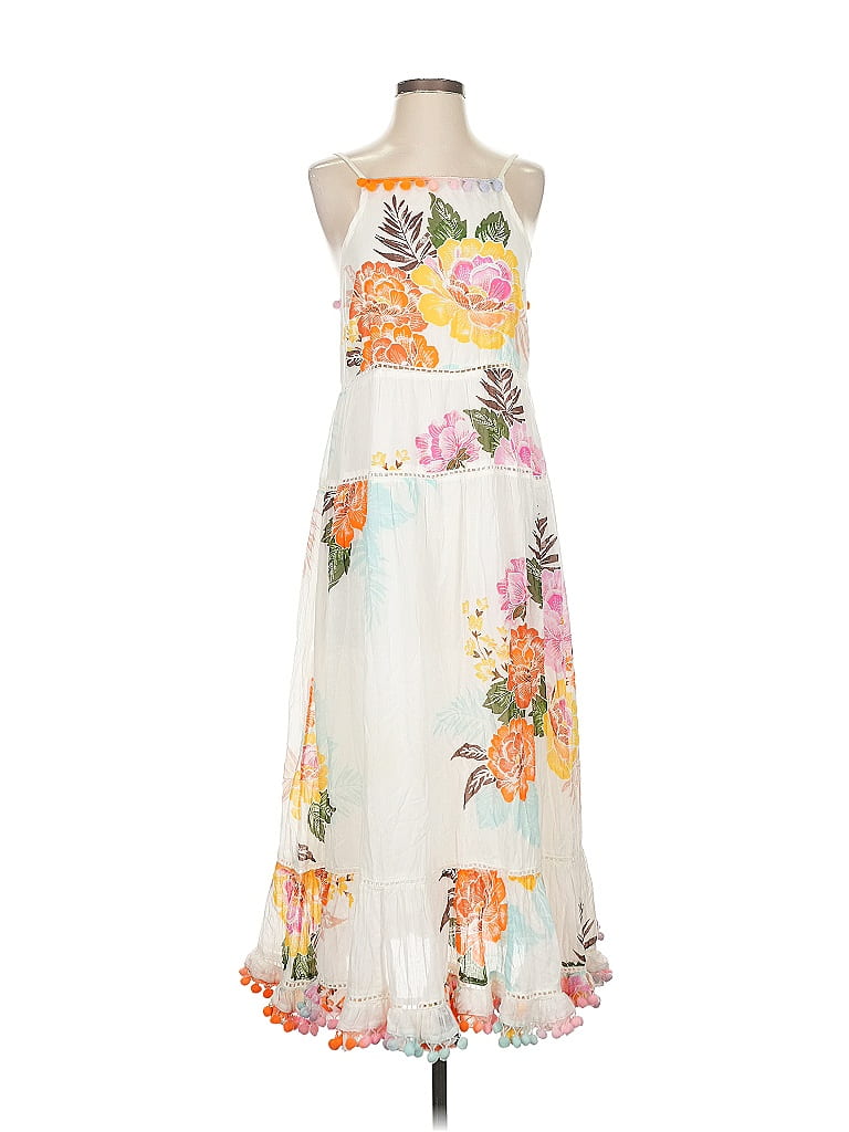 FARM Rio 100% Cotton Tropical White Cocktail Dress Size S - 52% off ...