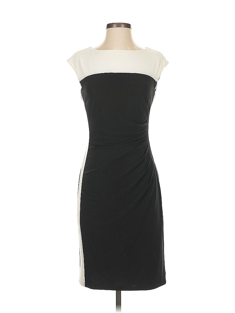 Lauren by Ralph Lauren Color Block Black Cocktail Dress Size 2 - 68% ...
