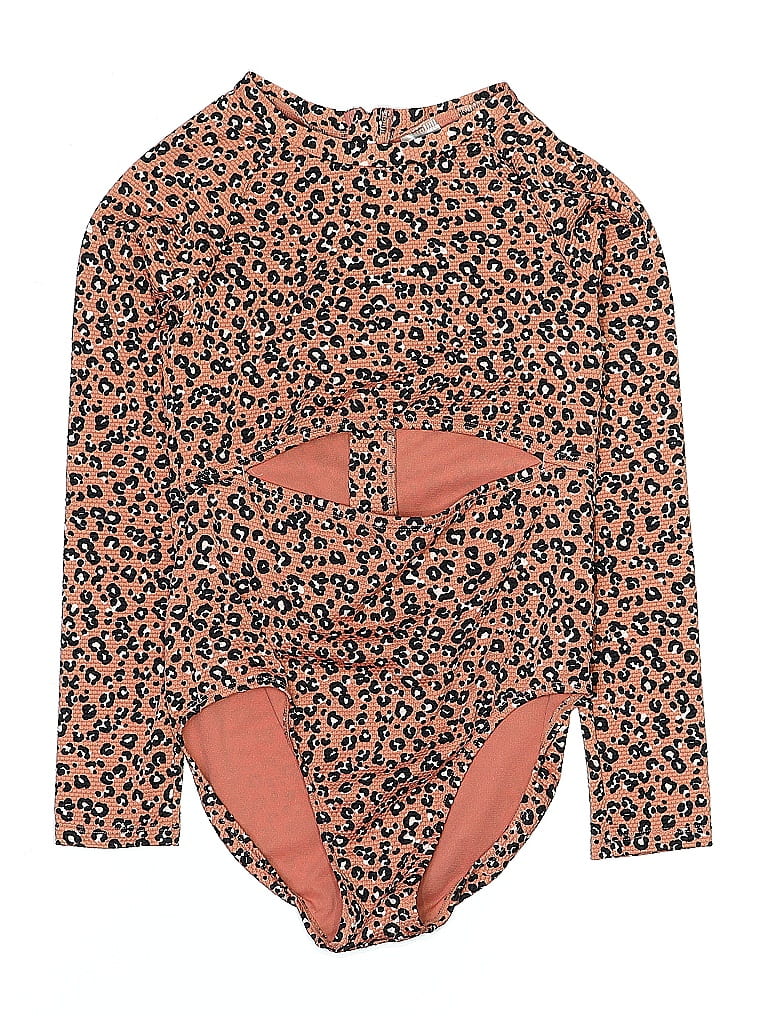 Art Class Animal Print Orange Rash Guard Size L (big kids) - 30% off ...