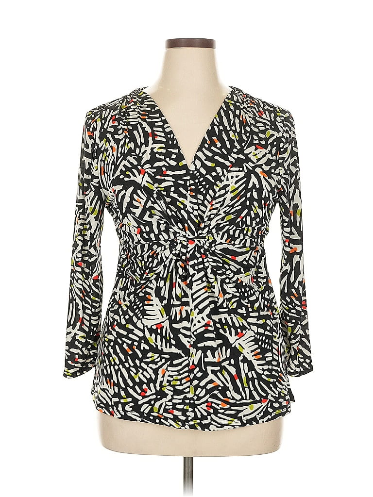 Chaus Black Long Sleeve Blouse Size XL - 71% off | ThredUp