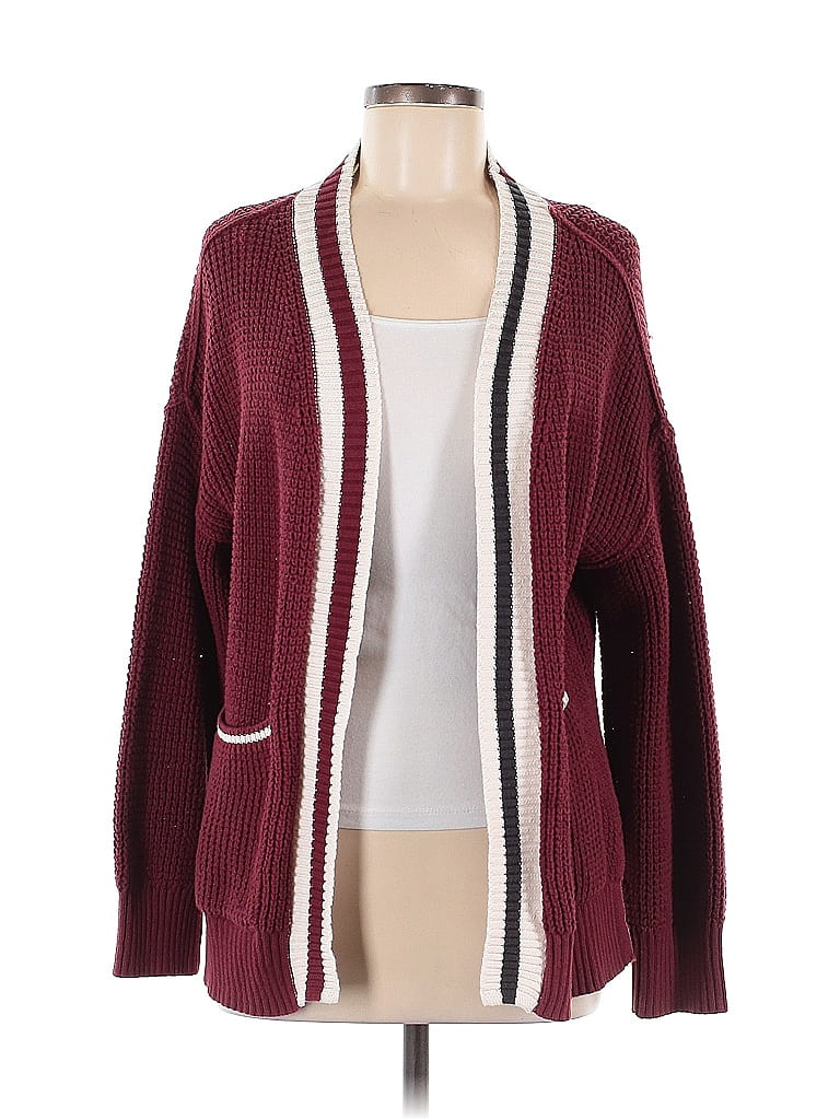 Universal Thread 100% Cotton Burgundy Cardigan Size M - 25% off | ThredUp