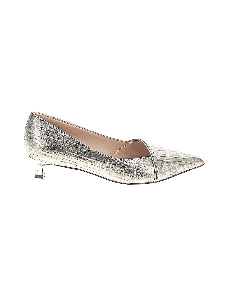 27 EDIT Metallic Silver Gold Heels Size 7 - 81% off | ThredUp