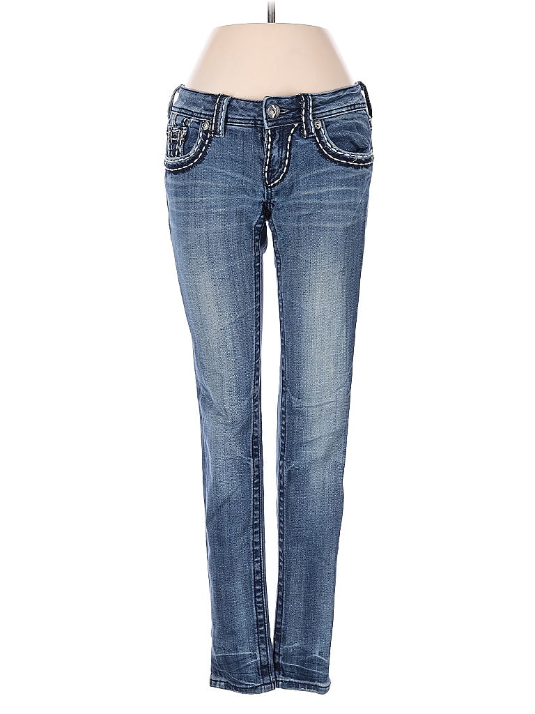 Miss Me Paisley Blue Jeans Size 25 waist - 19% off | ThredUp