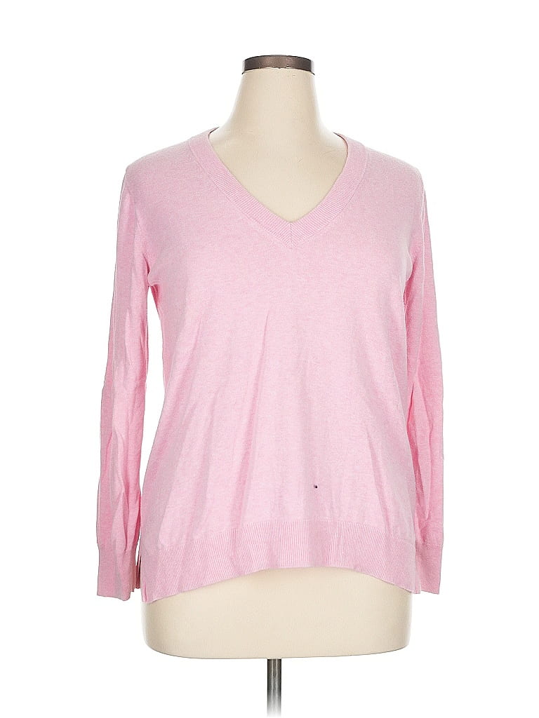 J. by J.Crew 100% Cotton Pink Long Sleeve T-Shirt Size XL - 63% off | ThredUp