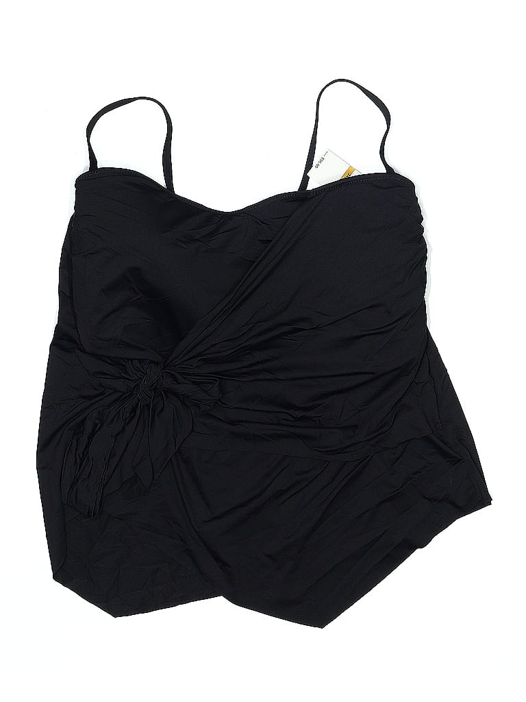 Becca Solid Black One Piece Swimsuit Size 3X - 55% off | ThredUp