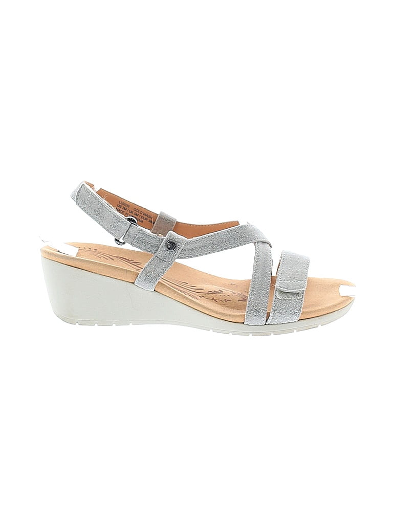 Revere Gray Silver Wedges Size EU 38 - 69% off | ThredUp