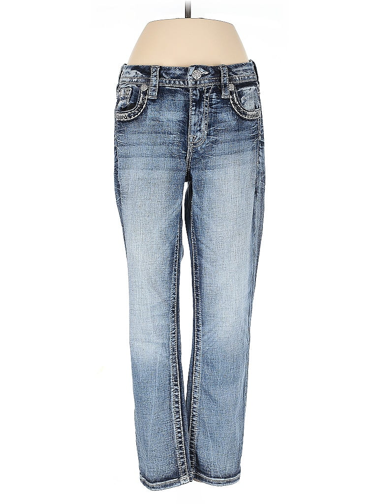 Miss Me Hearts Blue Jeans Size 26 waist - 50% off | ThredUp