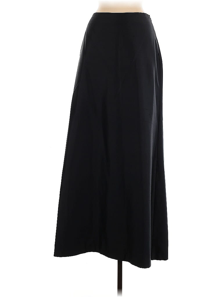 Carmen Carmen Marc Valvo 100% Silk Solid Black Silk Skirt Size 8 - 69% off | ThredUp