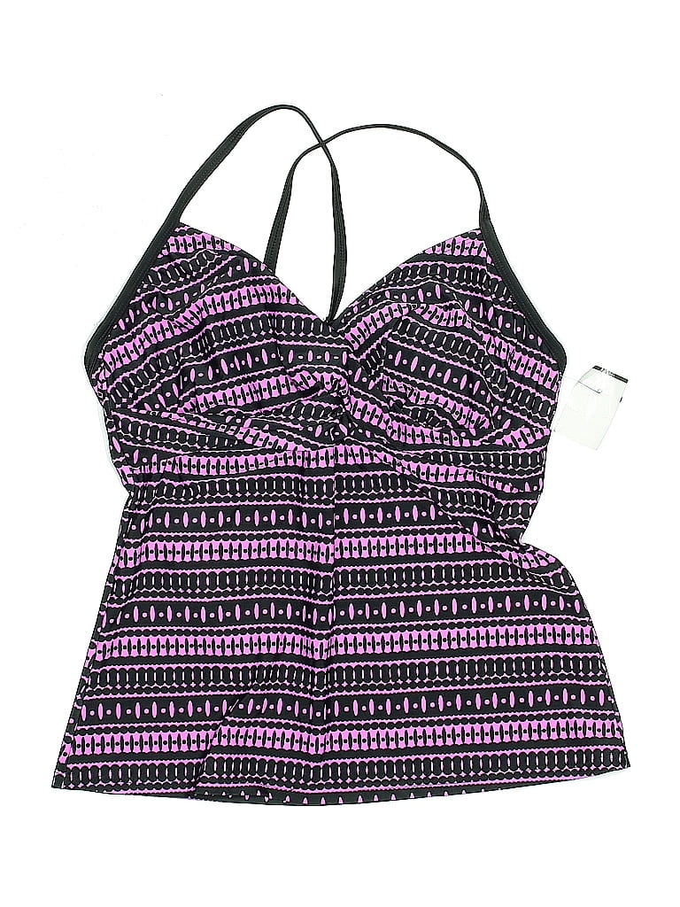Beach Native Print Purple Swimsuit Top Size L - 70% off | ThredUp