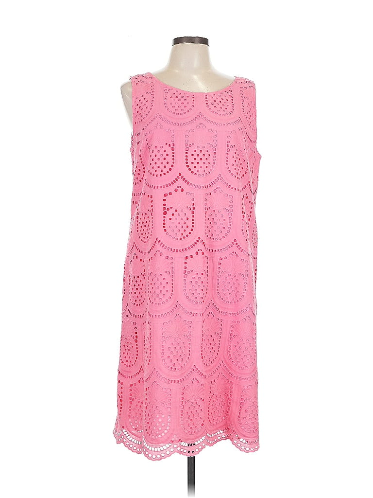 Talbots 100% Cotton Pink Cocktail Dress Size 12 - 80% off | ThredUp