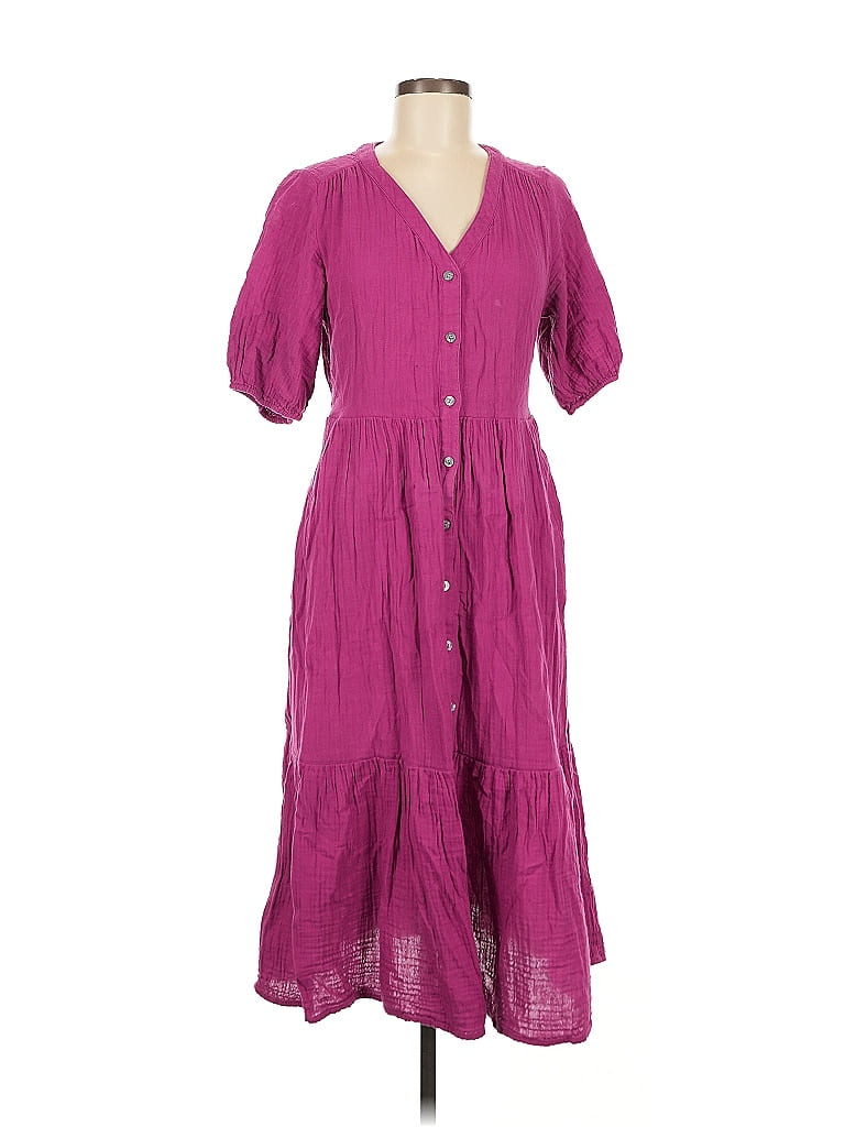 Sonoma Goods for Life 100% Cotton Purple Casual Dress Size M - 42% off ...