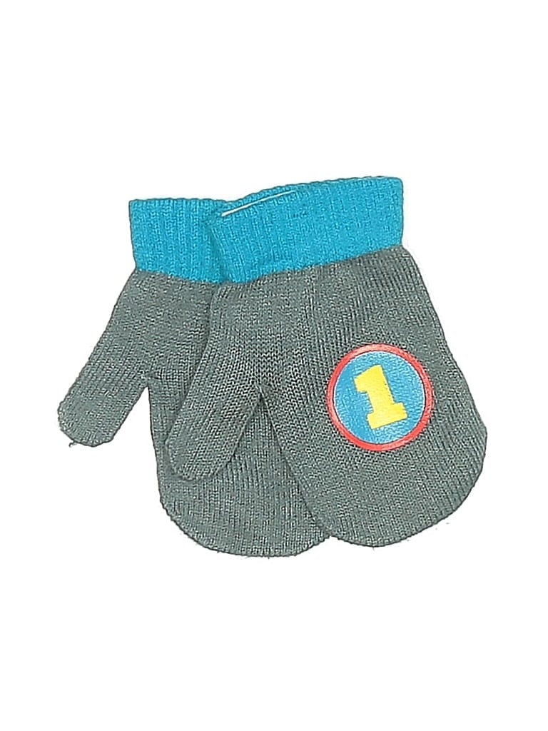 Thomas & Friends Teal Gray Mittens One size - -15% off | ThredUp
