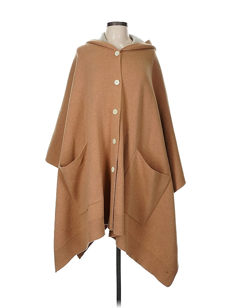 Theory Tan Poncho Size M - 20% off | ThredUp