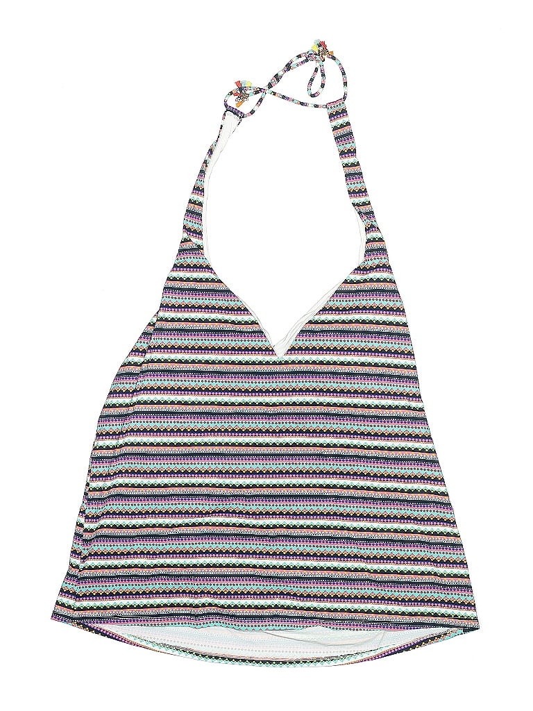 Anne Cole Stripes Black Gray Swimsuit Top Size 20 - 43% off | ThredUp