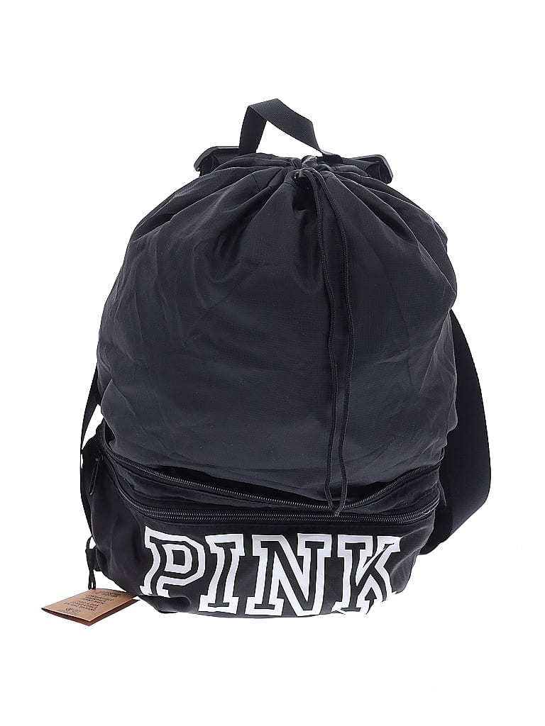 Victoria's Secret 100% Recycled Polyester Pink Black Backpack One size ...