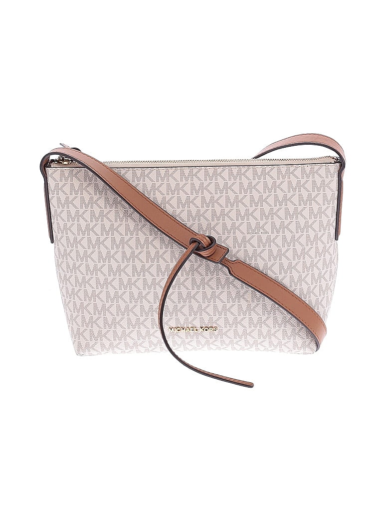 Michael Michael Kors Ivory Leather Crossbody Bag One Size 62 Off