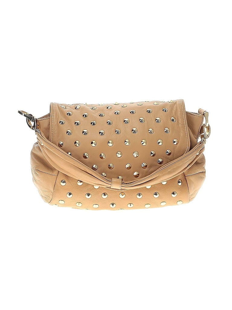 Be&D 100% Leather Stars Gold Tan Leather Shoulder Bag One size - 85% ...