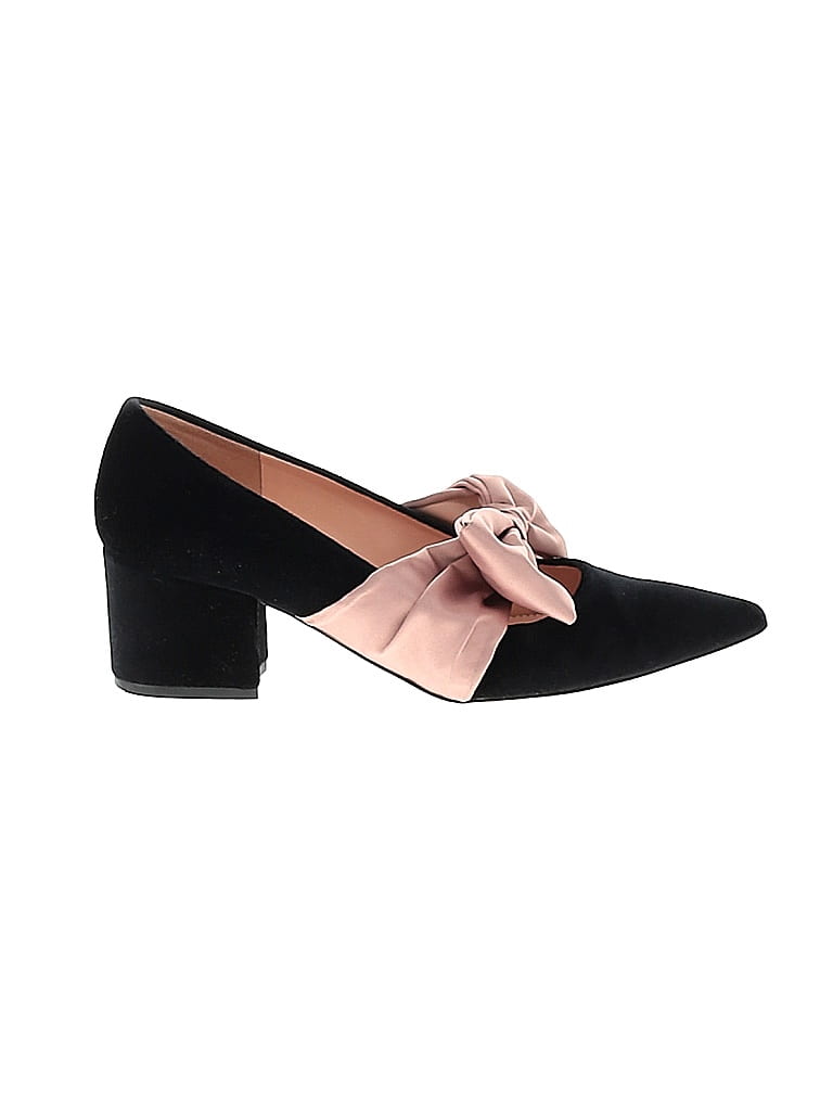 J.Crew 100% Other Color Block Black Heels Size 8 1/2 - 73% off | ThredUp