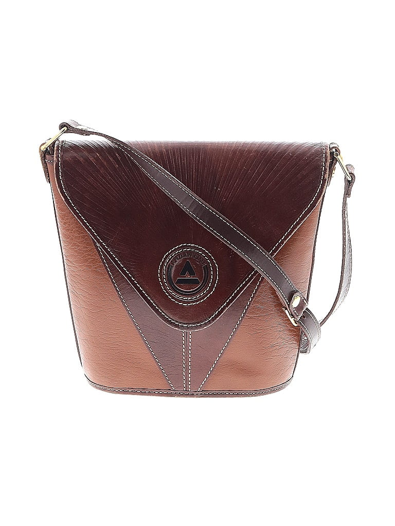 Andantini 100% Leather Brown Leather Crossbody Bag One size - 20% off ...