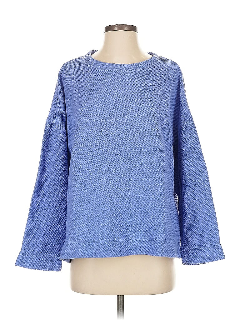 ESCAPE By Habitat Clothes 100% Cotton Blue Pullover Sweater Size S - 68 ...