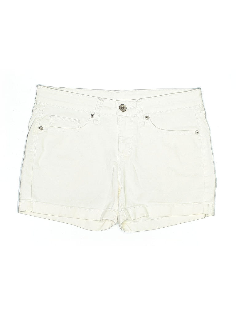 JCPenney Ivory Denim Shorts Size 4 - 38% off | ThredUp