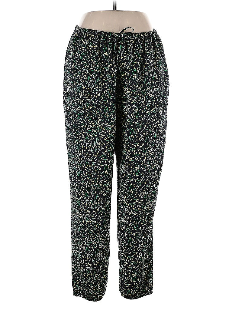 Uniqlo 100% Polyester Print Green Casual Pants Size XL - 58% off | ThredUp