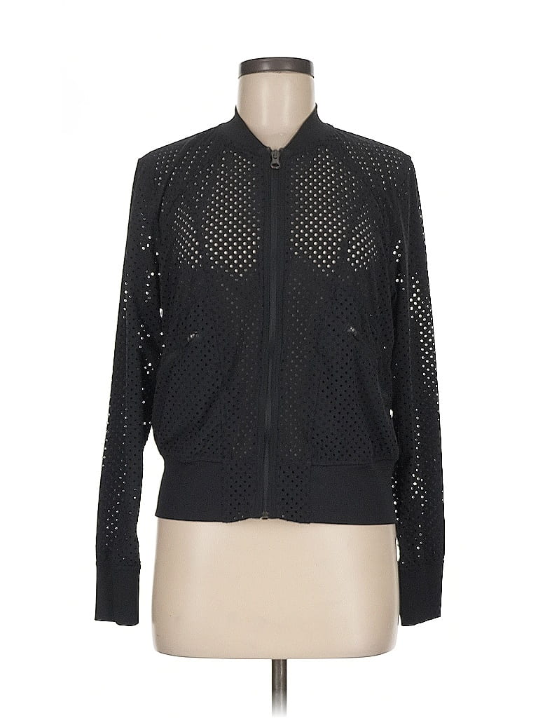 Zella Black Track Jacket Size M - 64% off | ThredUp