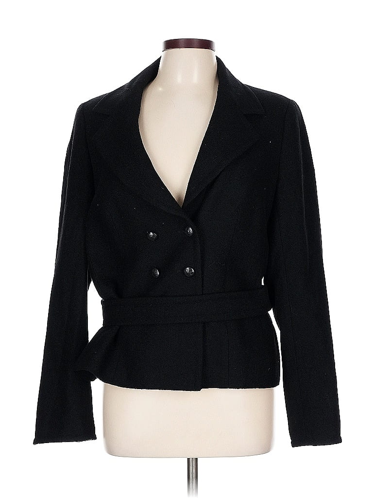 Escada Black Wool Blazer Size EU 44 / US 14 - 81% off | ThredUp