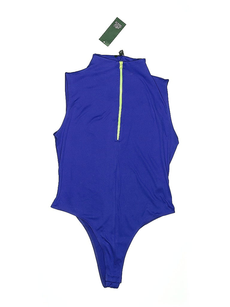 Wild Fable Blue Bodysuit Size L - 6% off | ThredUp
