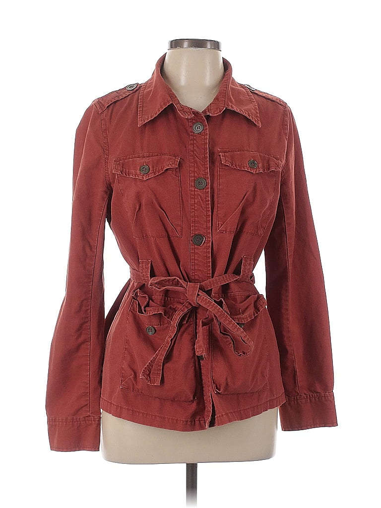 Forever 21 100% Cotton Red Jacket Size 10 - 50% off | ThredUp