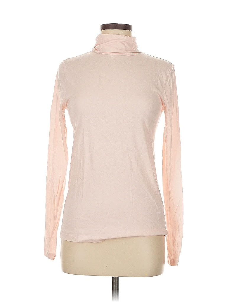 J.Crew 100% Cotton Pink Long Sleeve Turtleneck Size M - 72% off | ThredUp