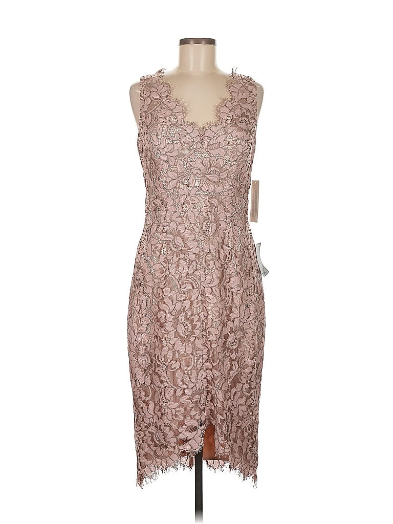 Eliza J Tan Cocktail Dress Size 8 - 61% off | ThredUp