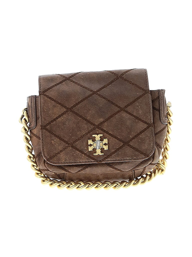Tory Burch 100% Leather Brown Leather Crossbody Bag One size - 50% off ...