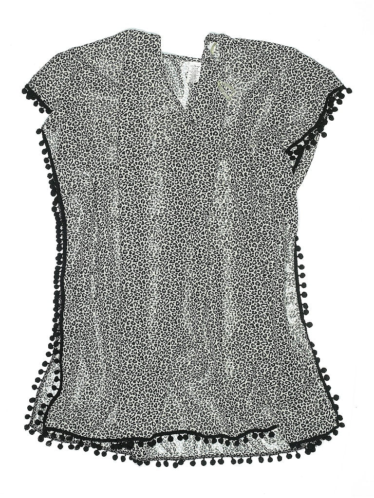 West Loop 100% Polyester Gray Swimsuit Cover Up One size - 26% off ...