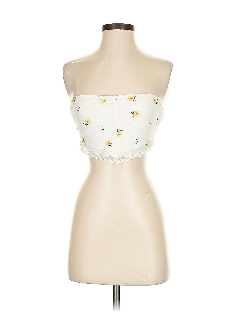 For Love & Lemons 100% Cotton Ivory Tube Top Size XS - 63% off | ThredUp