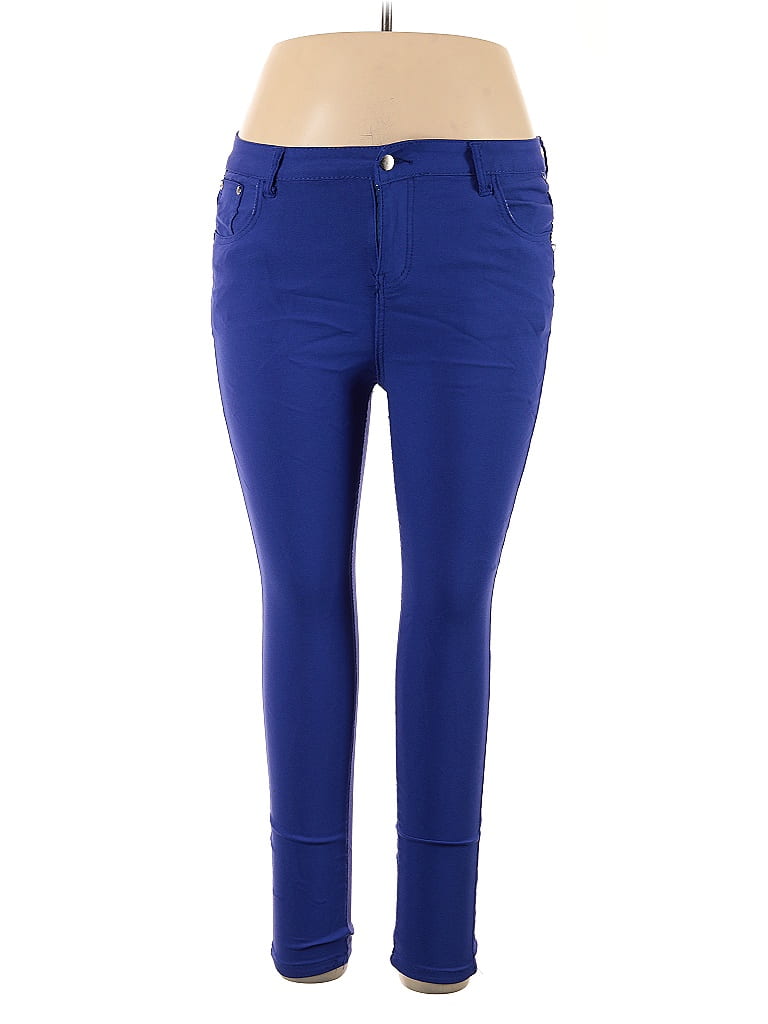 Pastel Color Block Blue Active Pants Size 1X - 52% off | ThredUp