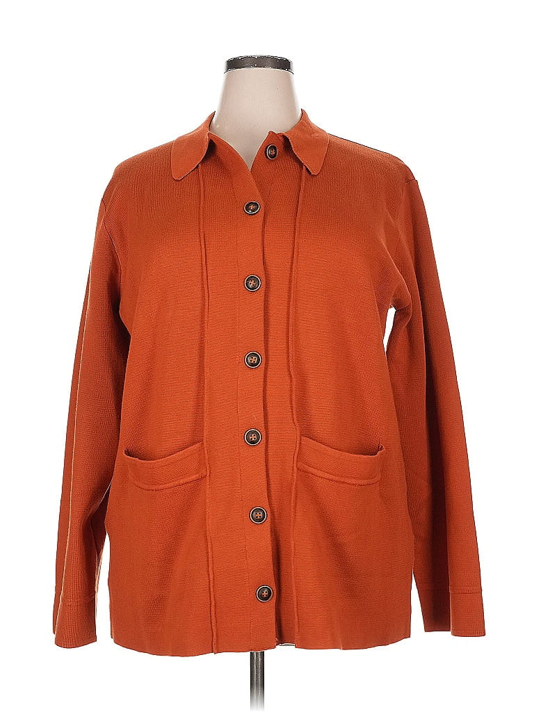 Grace Karin Orange Coat Size 2X - 67% off | ThredUp