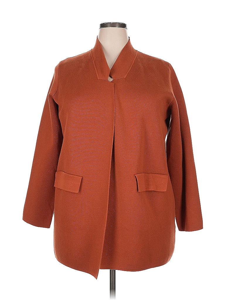 Grace Karin Orange Coat Size 2X - 56% off | ThredUp