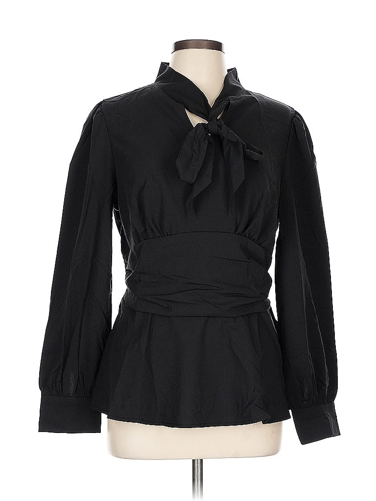 Grace Karin Black Long Sleeve Blouse Size L - 69% off | ThredUp