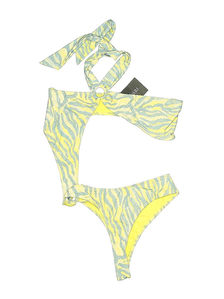 Icon Swim Print Yellow One Piece Swimsuit Size S - 56% off | ThredUp